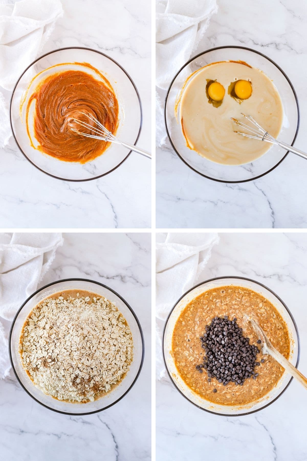 Simple Chocolate Chip Baked Oats (No Bananas) | Wellness Trickle