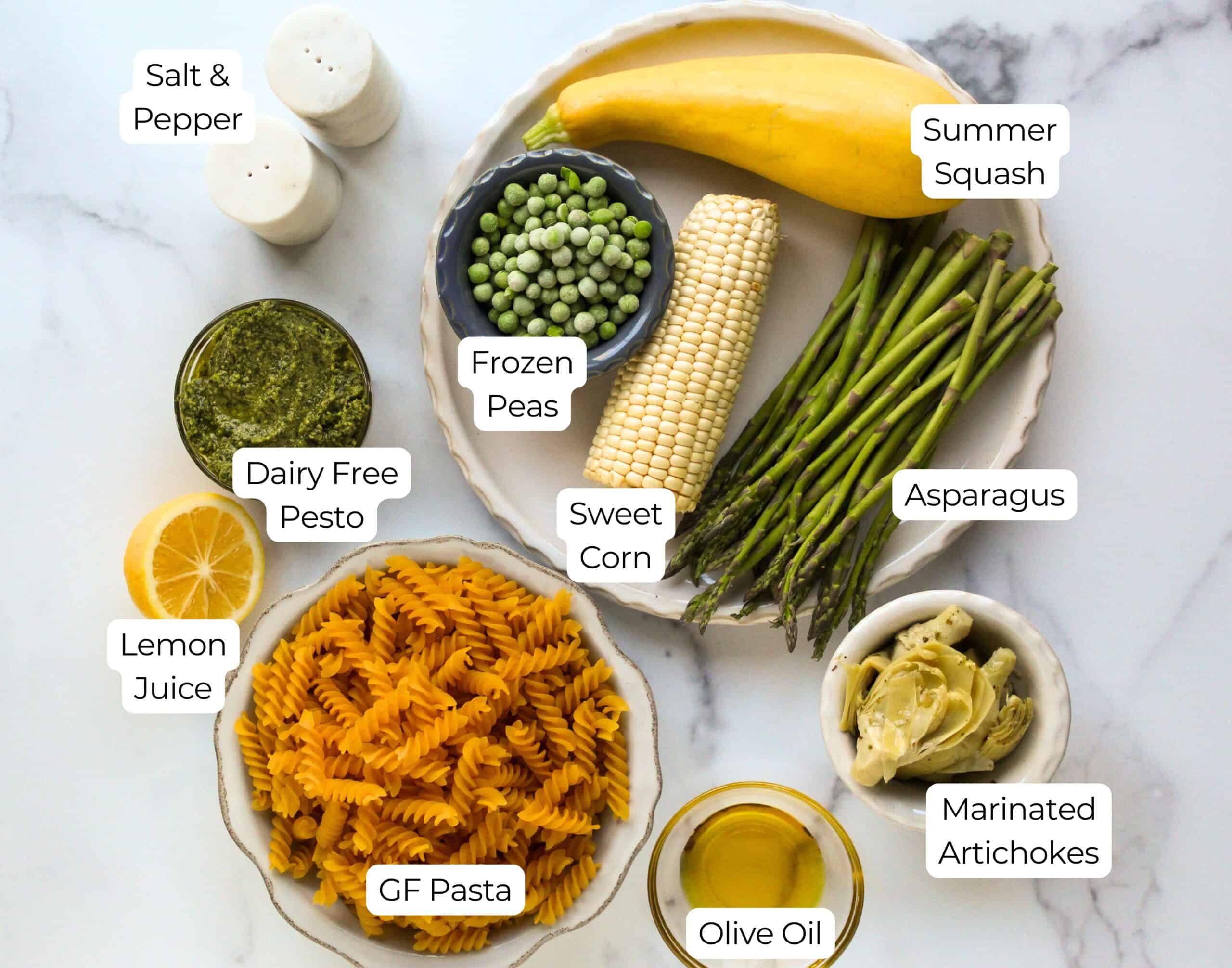 Gluten Free Roasted Vegetable Pesto Pasta Salad (Dairy-Free) | Wellness ...